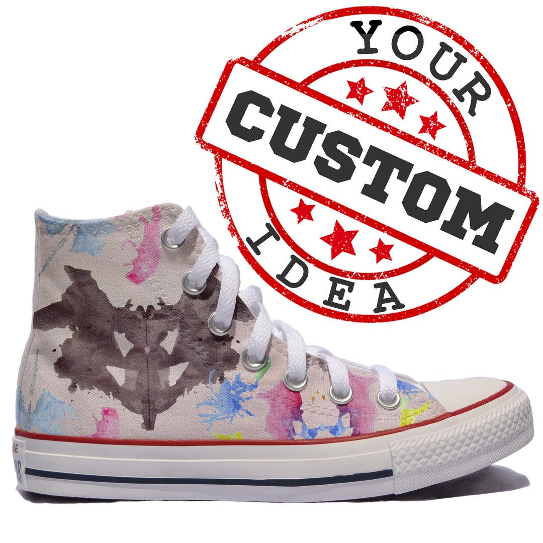 High Top Custom Converse Custom-made Shoes Personalized With the Image ...