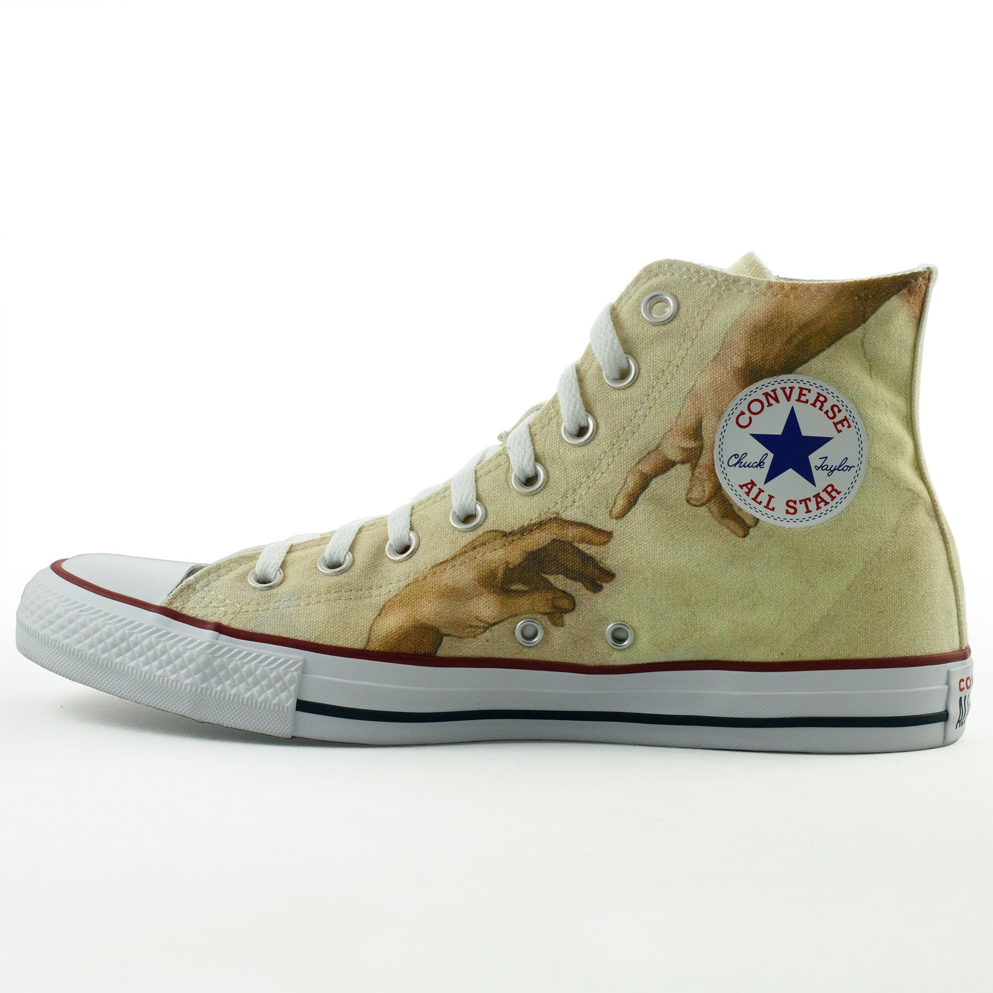 Creation of Adam Converse: Michelangelo Sistine Chapel Art Shoes - Etsy