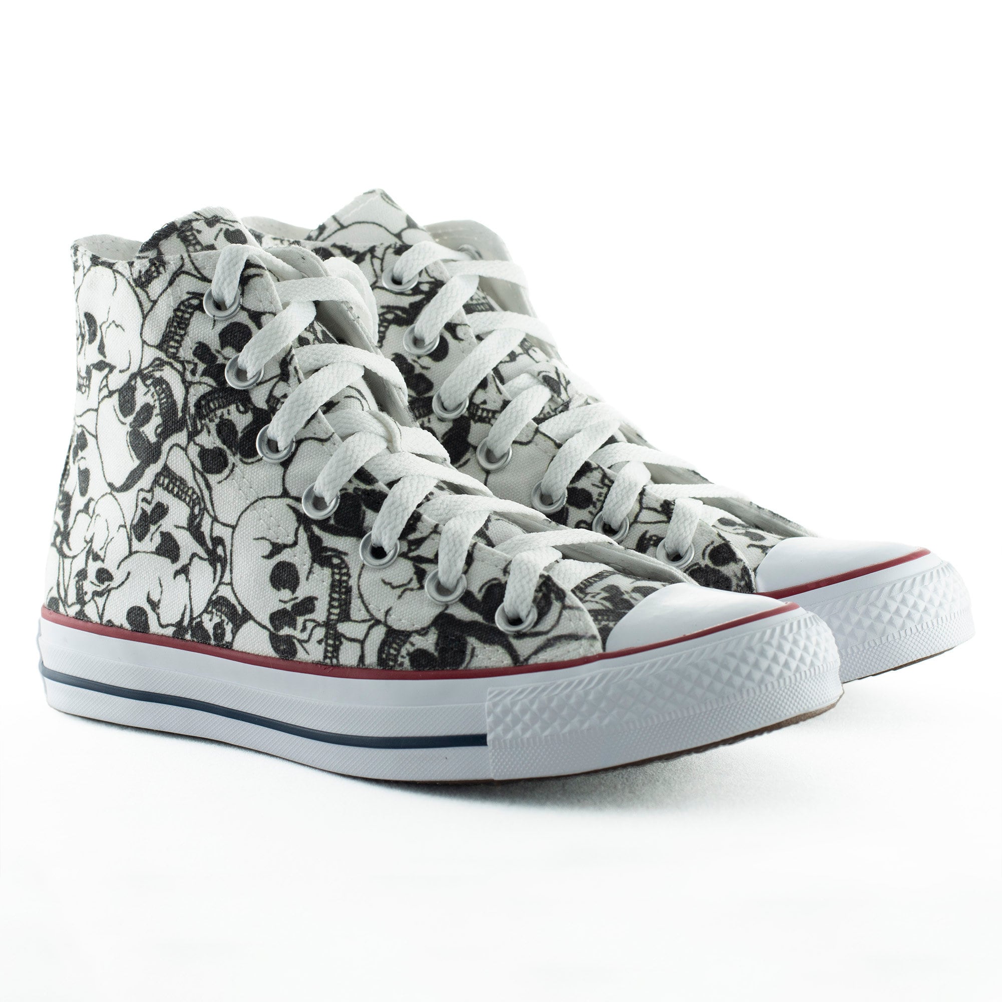 Skull Custom Converse Cranium Painted Shoes Skeleton Custom - Etsy