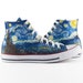 Van Gogh Custom Converse the Starry Night Custom Shoes - Etsy