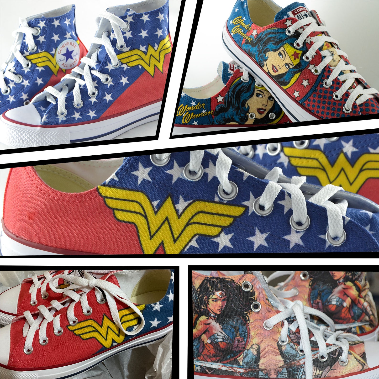 Superhero Custom Converse Your Favorite Character Custom Made | Etsy