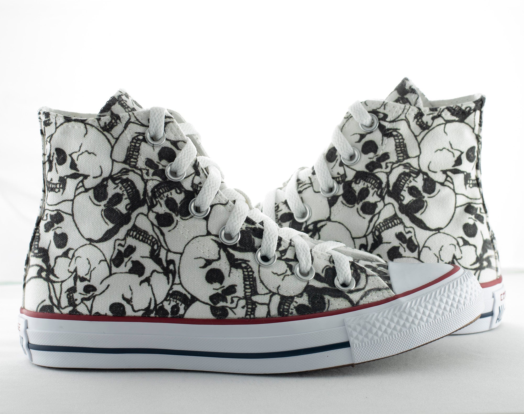 Skull Custom Converse Cranium Painted Shoes Skeleton Custom - Etsy