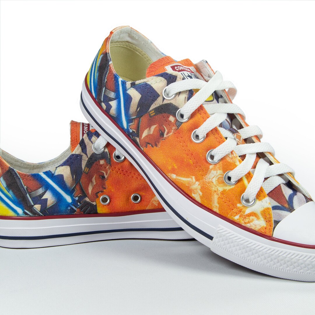 Low-top Ahsoka Fan Art Inspired Custom Converse Ahsoka Tano Shoes Gift ...