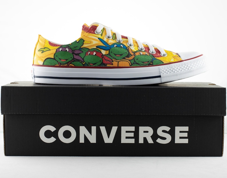 Ninja Turtles Shoes Fan Art Custom Converse Personalized Tmnt Custom ...