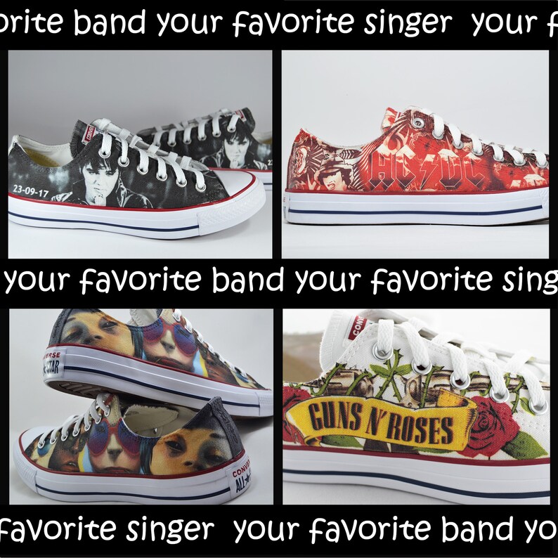 Low Top Custom Converse Custom Made Shoes Personalized - Etsy