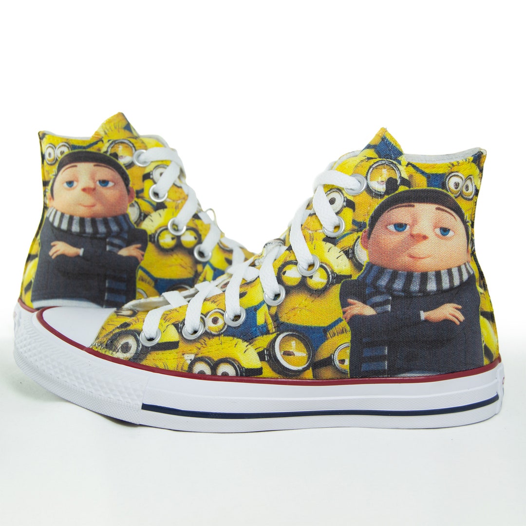 Custom Painted Minions Inspired Converse, Despicable Me Personalized ...