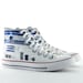 R2 D2 Fan Art Inspired Custom Converse Shoes Star Wars R2d2 - Etsy