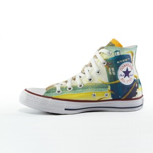 Custom Painted Doctor Who Converse, Tardis Personalized Shoes, Fan Art ...