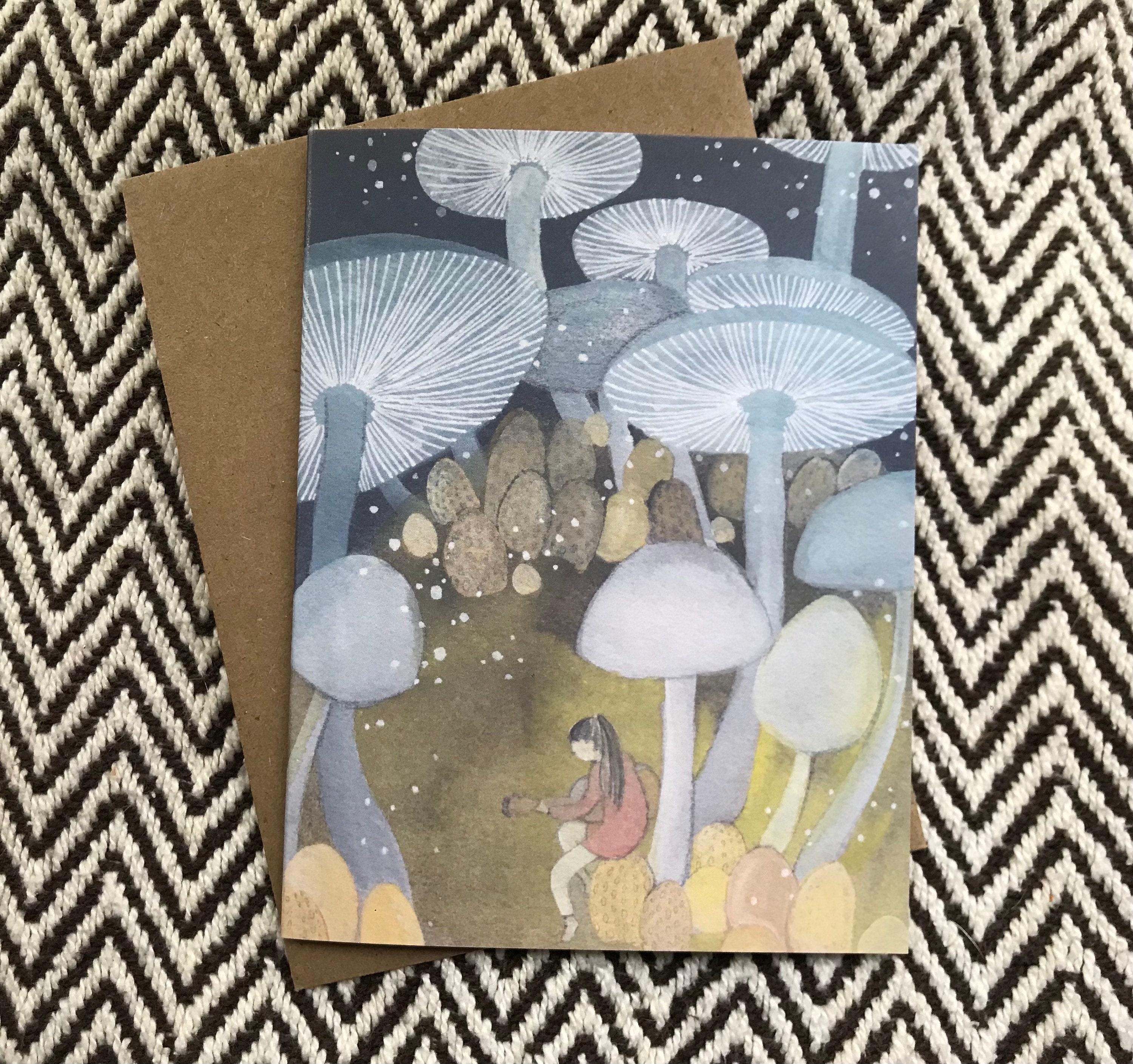 Whimsical Greeting Cards, Art Cards, All Occasion Cards, Set of ...