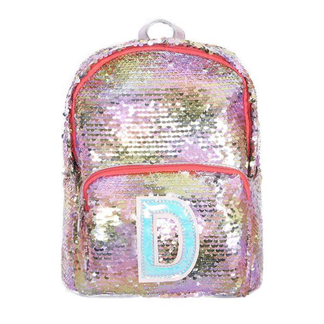 Adkidz Reversible Sequins Backpack With Initial A - Etsy