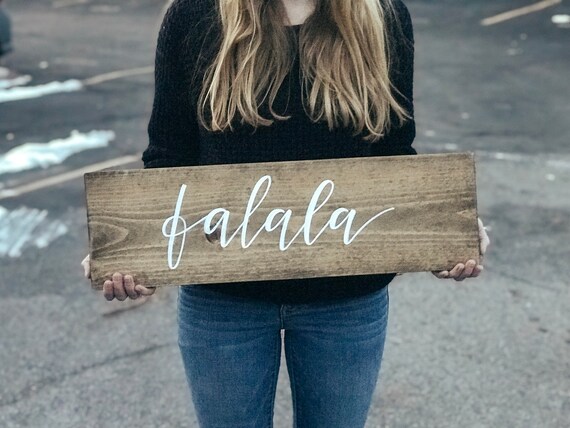 Falala Wood Sign | Etsy