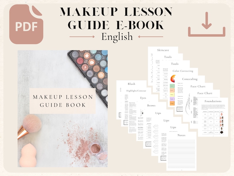 Makeup Tutorial Digital Makeup Guide Makeup Lesson Digital Makeup ...