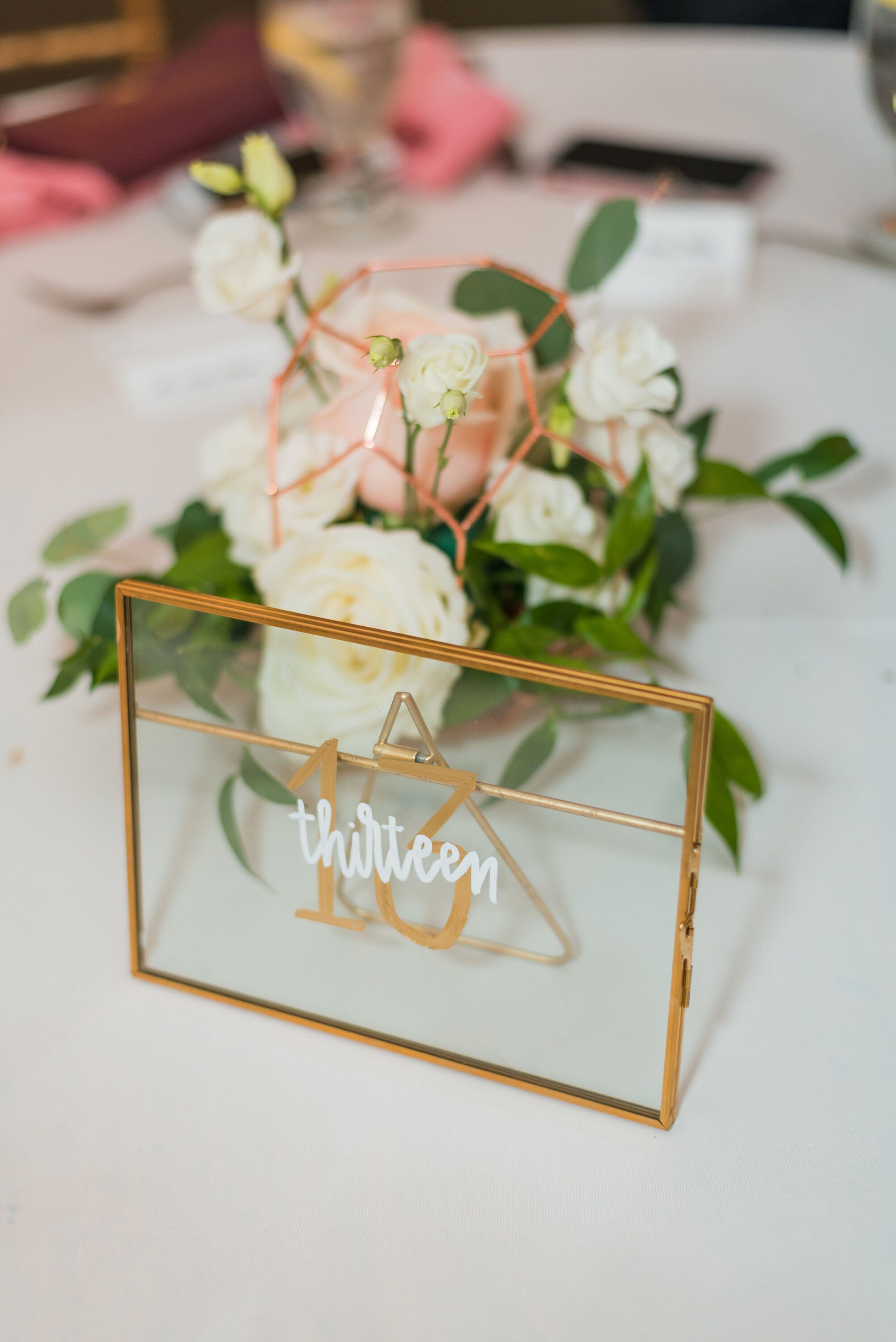 Custom Table Numbers, Modern Table Numbers, Acrylic Table Numbers ...