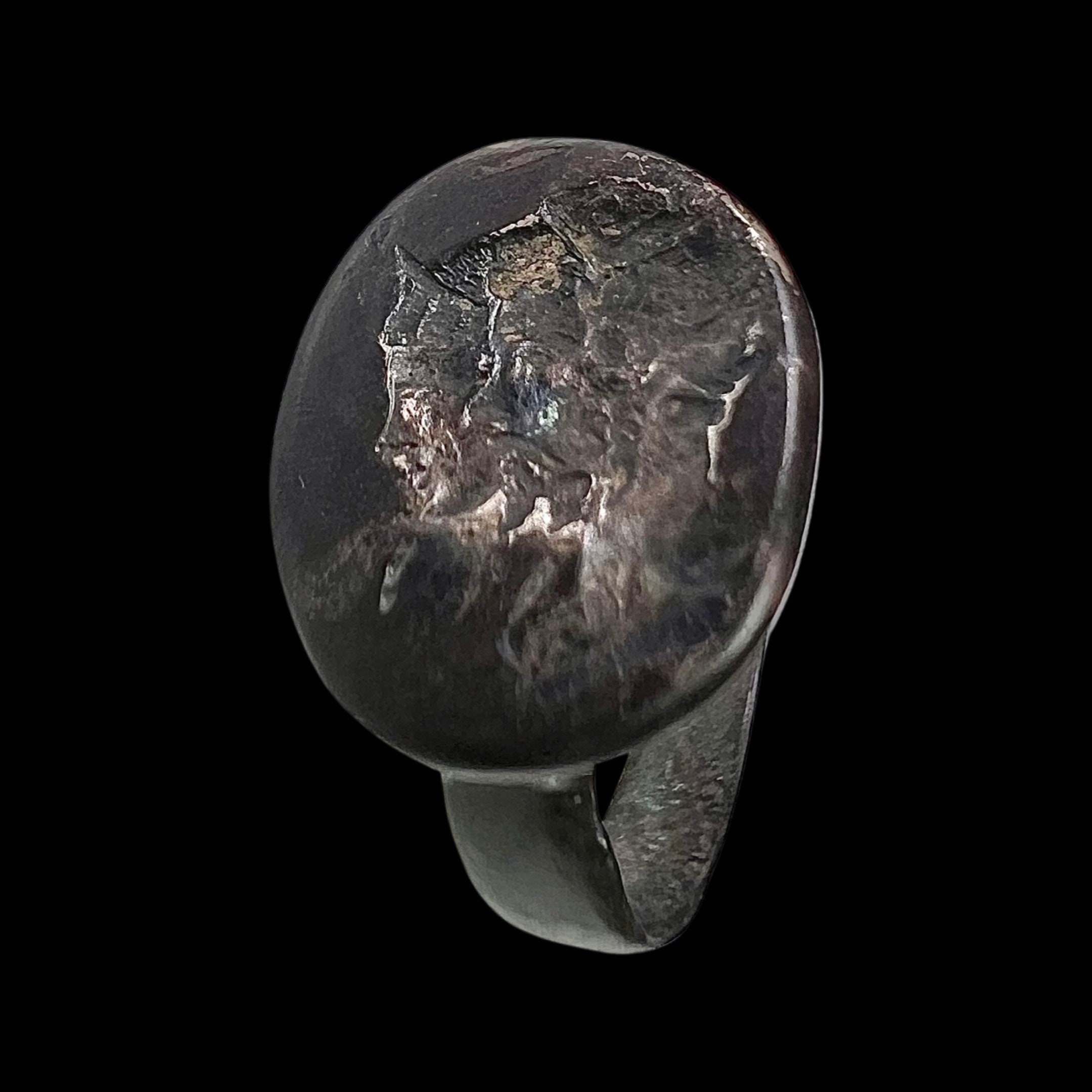 Roman Signet Ring With Two Busts Castor and Pollux 1st - 4th Century AD ...