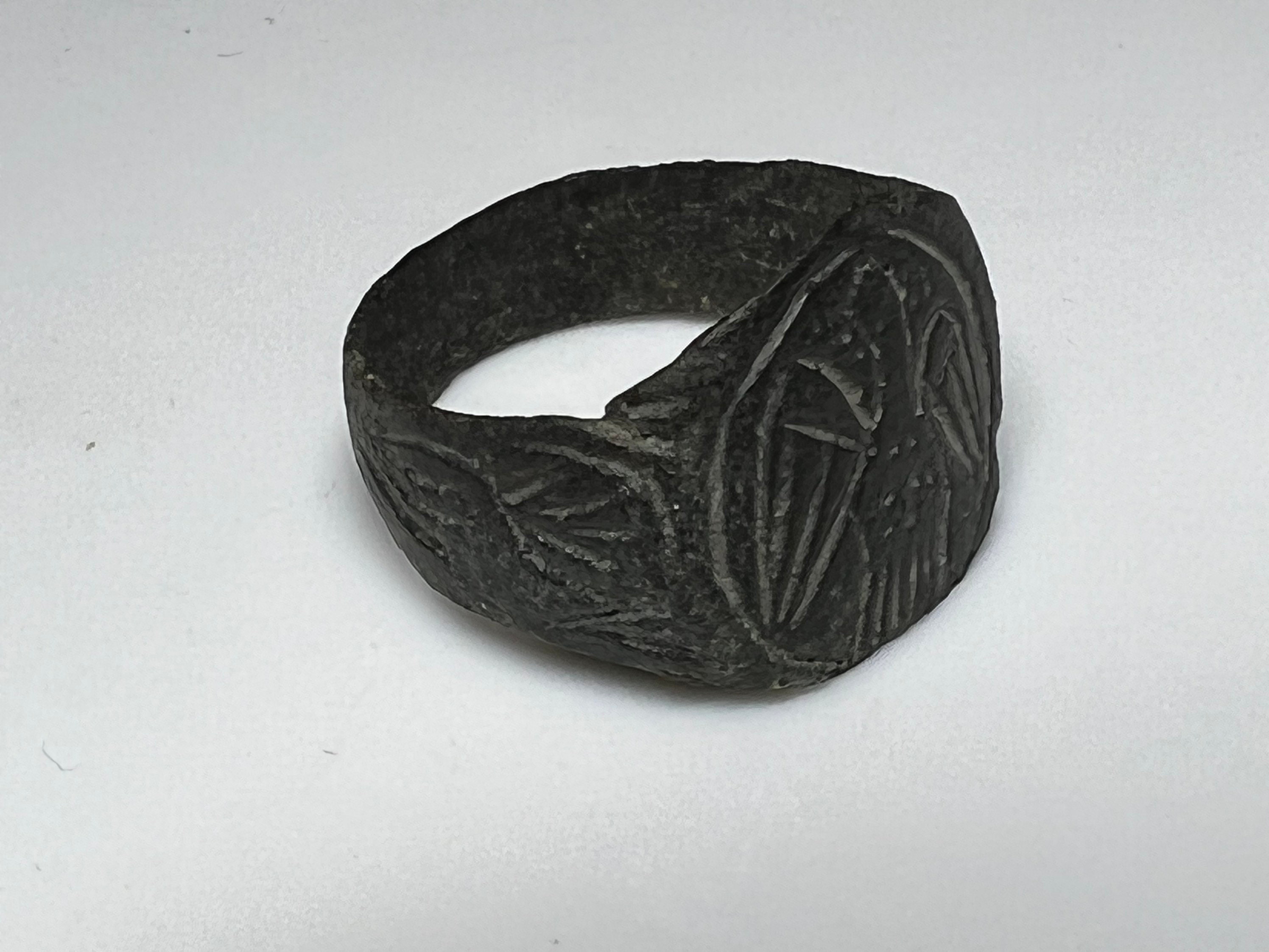 Ancient Roman Bronze Legionary Ring With Eagle Engraved on Bezel - Etsy