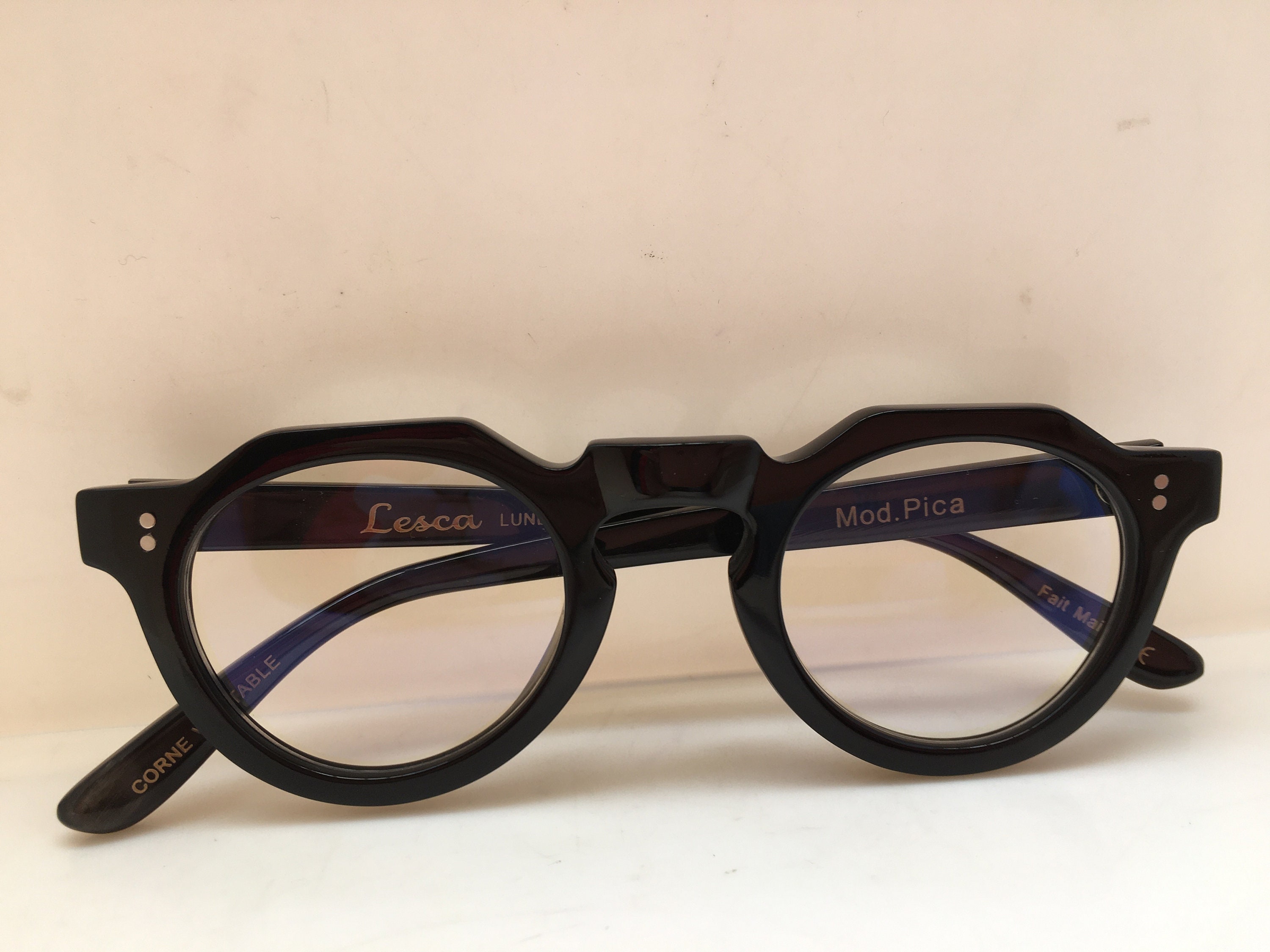 VINTAGE Genuine Horn CORBUSIER made in france eyeglasses | Etsy