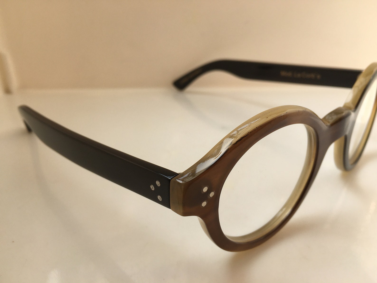 VINTAGE CORBUSIER genuine horn ARCHITECT eyeglasses sunglasses | Etsy