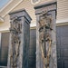 Recessed Panel Pillars, Skeletons W/ Swords, Vines, Halloween Prop ...