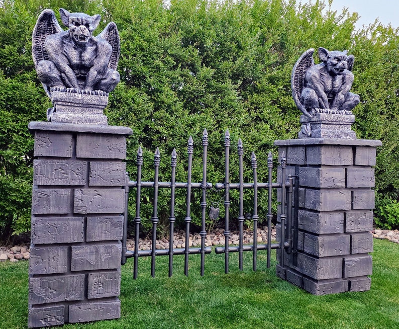 HUGE Cemetery Entrance, Halloween Prop, Yard Decoration, Graveyard Art ...