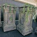 Recessed Panel Pillars, Skeletons W/ Swords, Vines, Halloween Prop ...