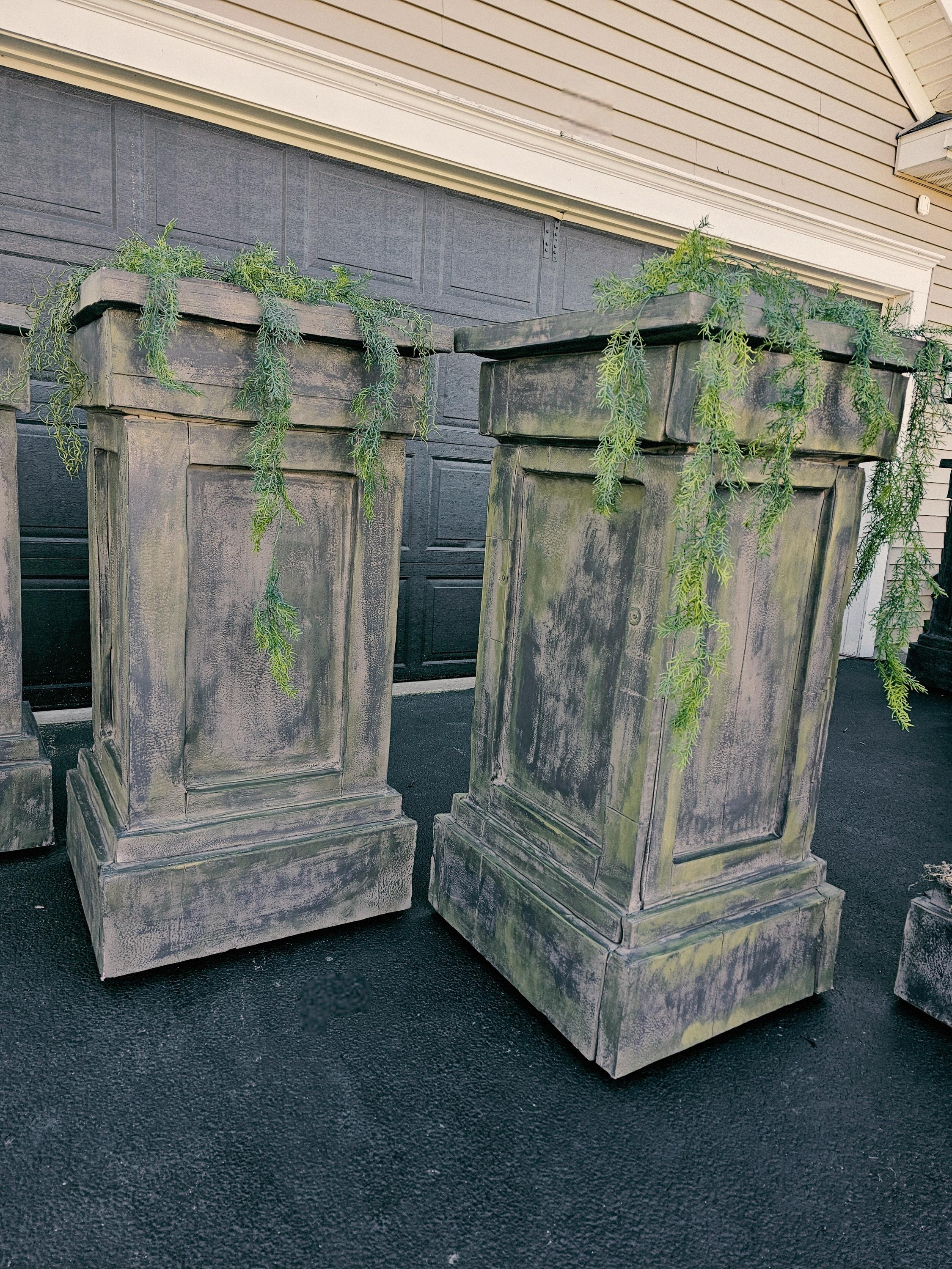 Recessed Panel Pillars, Skeletons W/ Swords, Vines, Halloween Prop ...