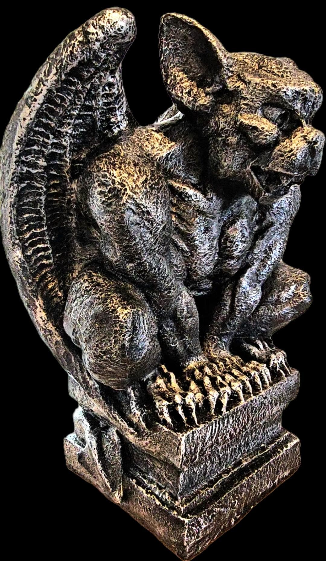 32" Foam Gargoyle Halloween Prop - Yard Decoration, Graveyard, Gargoyle ...