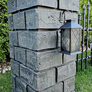 Halloween Fence Gate Prop, Yard Decoration, Graveyard Art, Stone ...