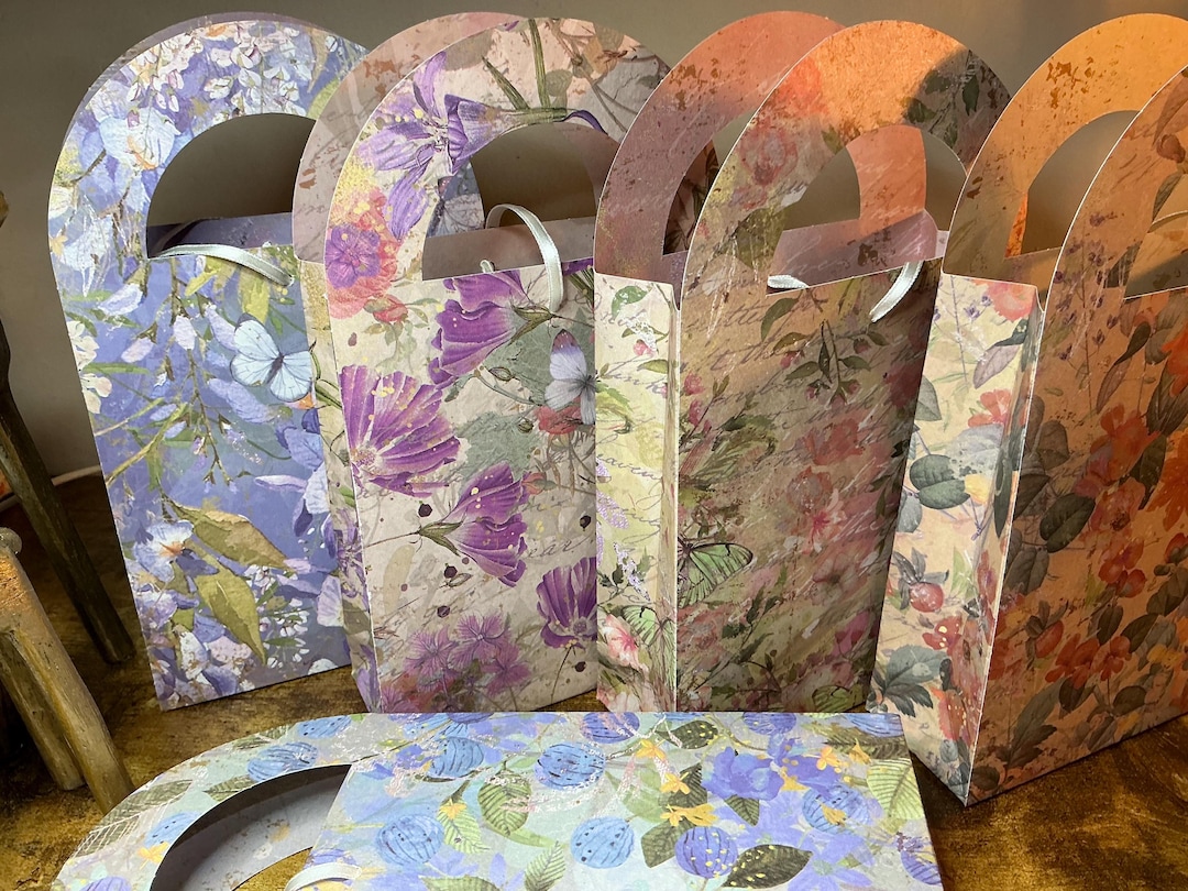 Small Gift Bag-personalise-pack of 10-handmade-12.5hx10.5wx4dcm ...
