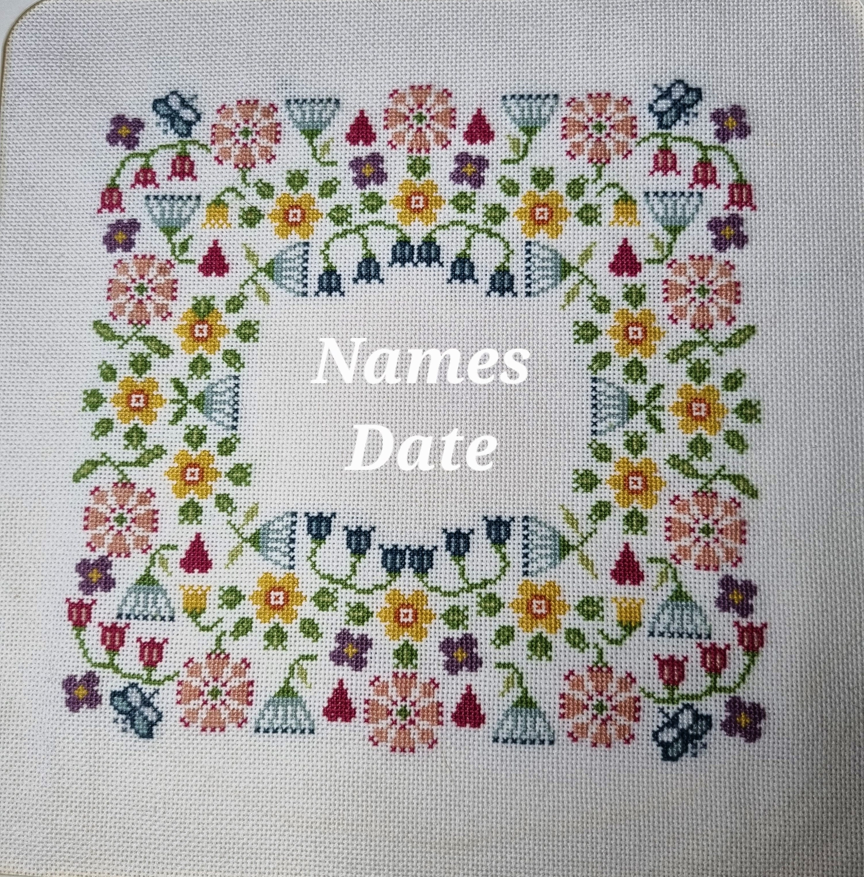 Wedding Sampler-handmade-wedding-personalised-keepsake-lounge Decor ...