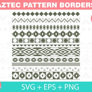 Aztec Pattern Svg, Tribal Border Svg, Western Svg, Western Svg ...