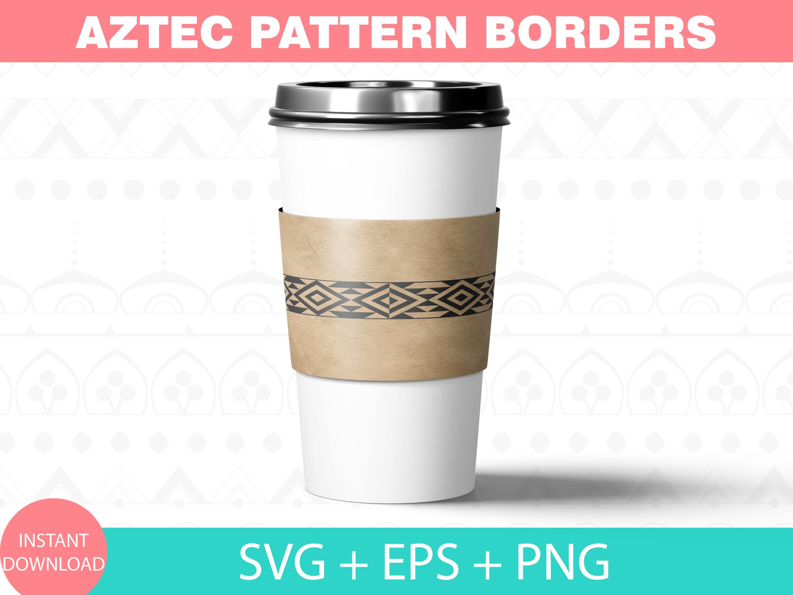 Aztec Pattern Svg, Tribal Border Svg, Western Svg, Western Svg ...