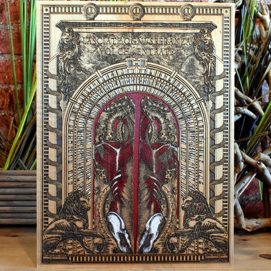 Gothic Home Decor Hell Gates, Macabre Horror Dark Art, Oddity ...