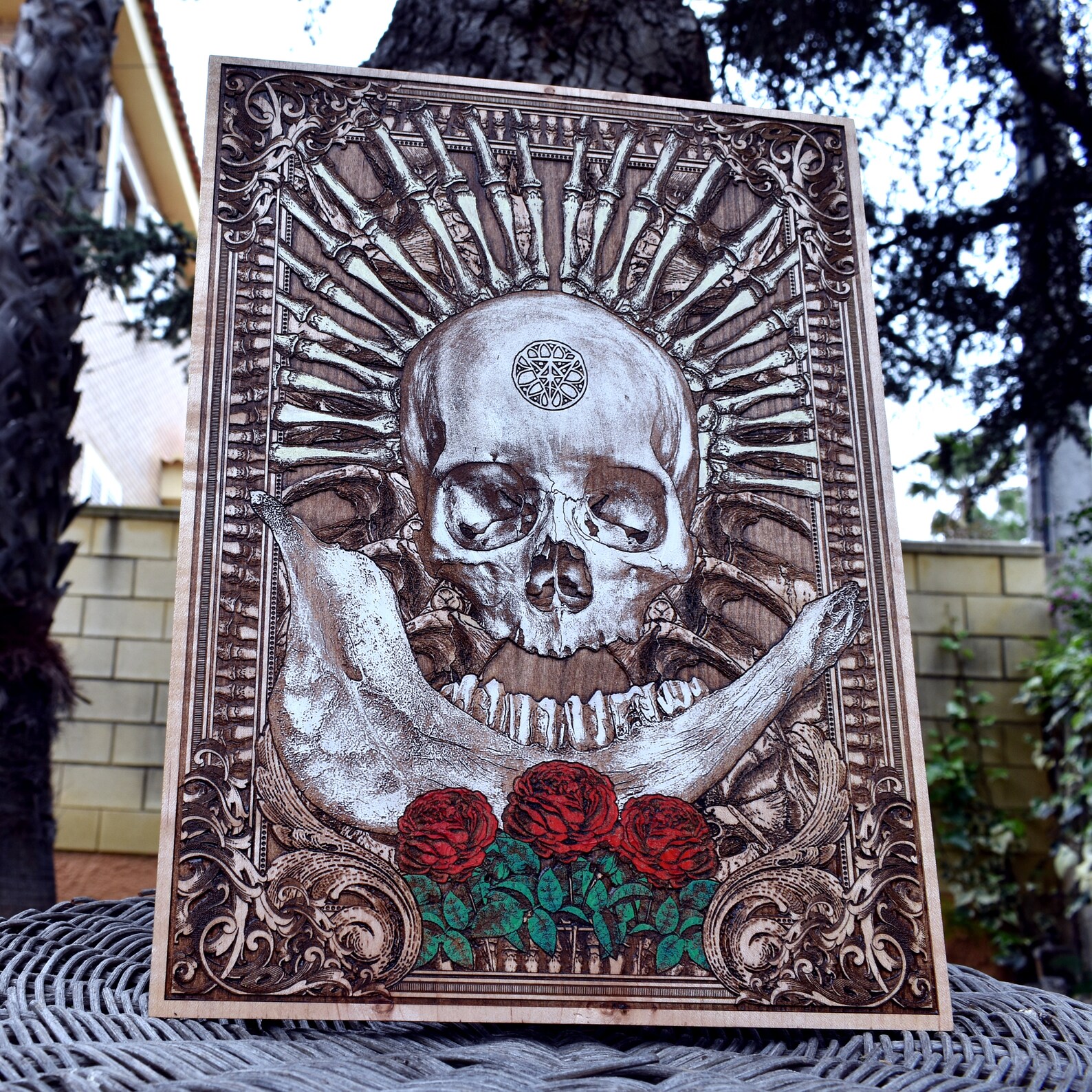 Gothic Wall Decor Gothic Home Decor Goth Art Wall Decor Wood | Etsy