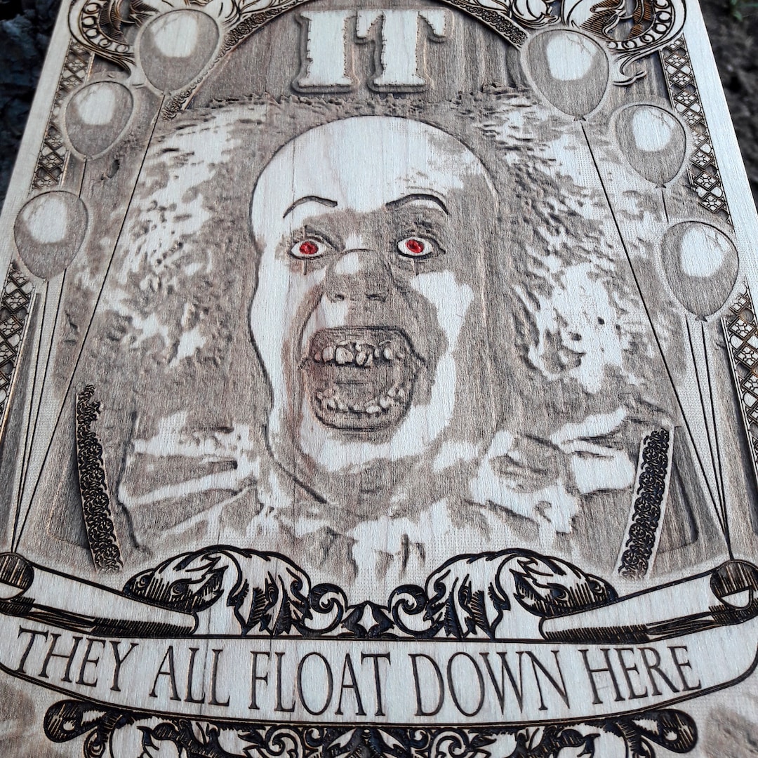 Personalized Horror Movie Character Wood Art - Ideal Gift for Fanatic ...