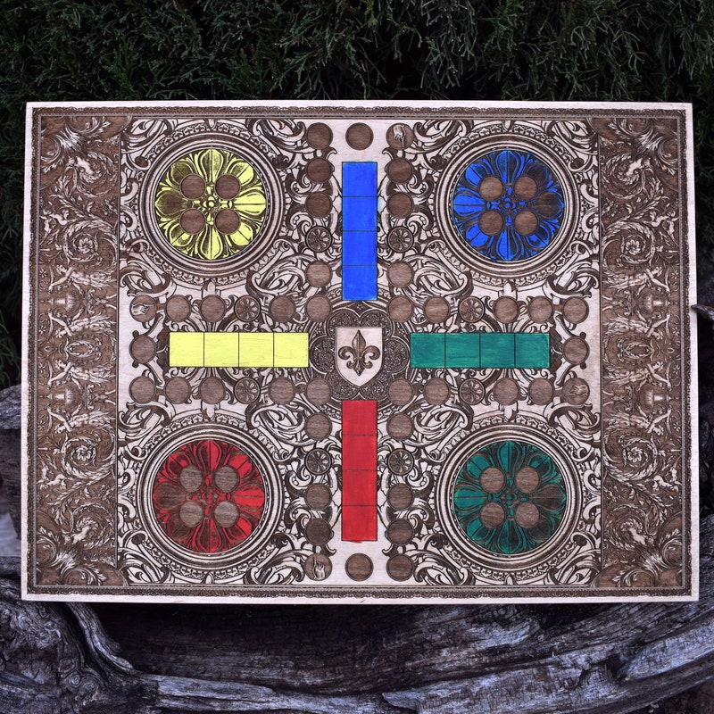 Parcheesi Board Game - Etsy