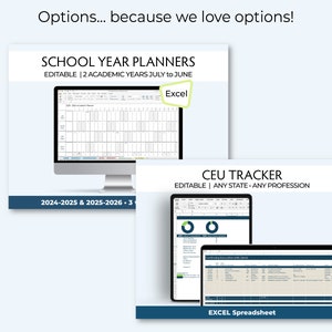 Academic Planner 2024-2025 Year and Monthly Printable, Homeschool ...