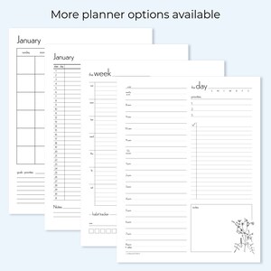 Printable Lined Pages, Happy Planner Classic, Skinny Classic, Mini, Big ...