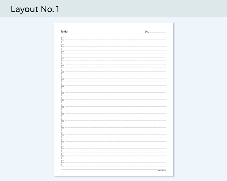 To Do Lists Printable on Letter Editable Fillable PDF - Etsy