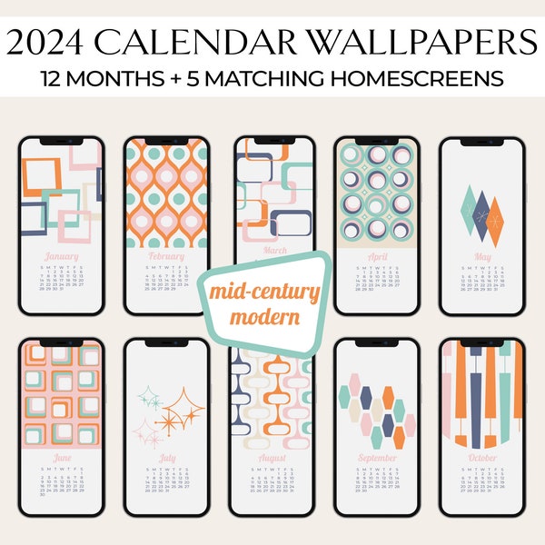 Mcm Wallpaper - Etsy