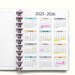 Academic Planner, 2025-2026 School Year Printable, Midyear Calendar ...