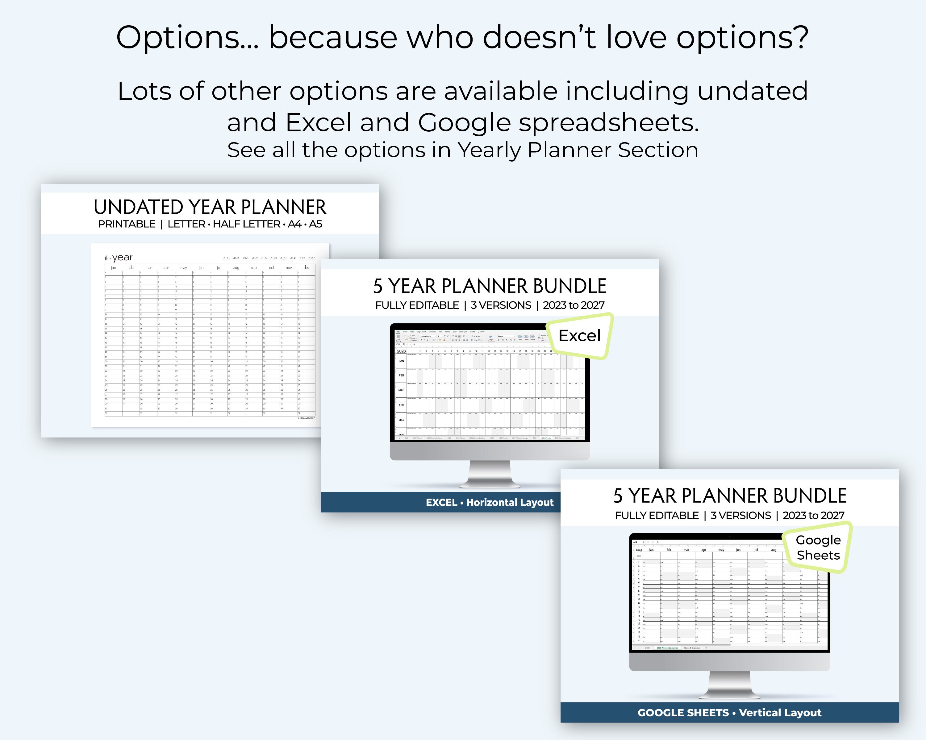 Yearly Printable Planner for 2025, Minimalist Yo1p for Work, Family ...