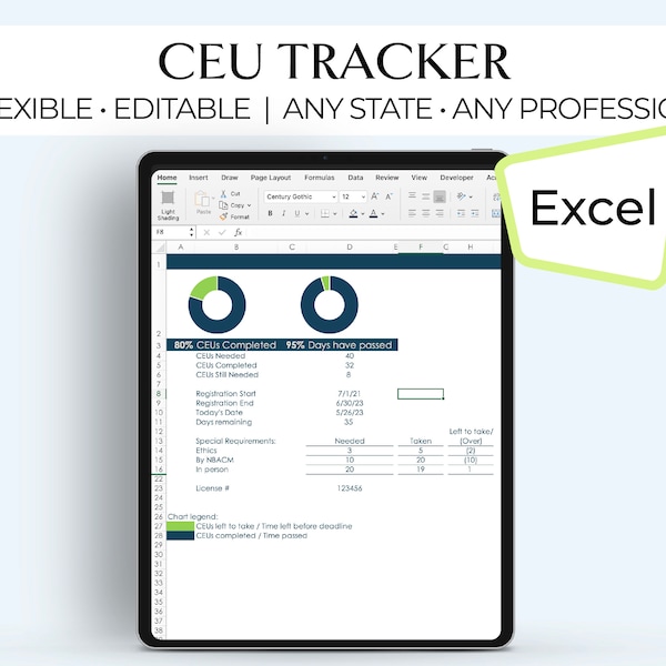 Continuing Education Tracker - Etsy
