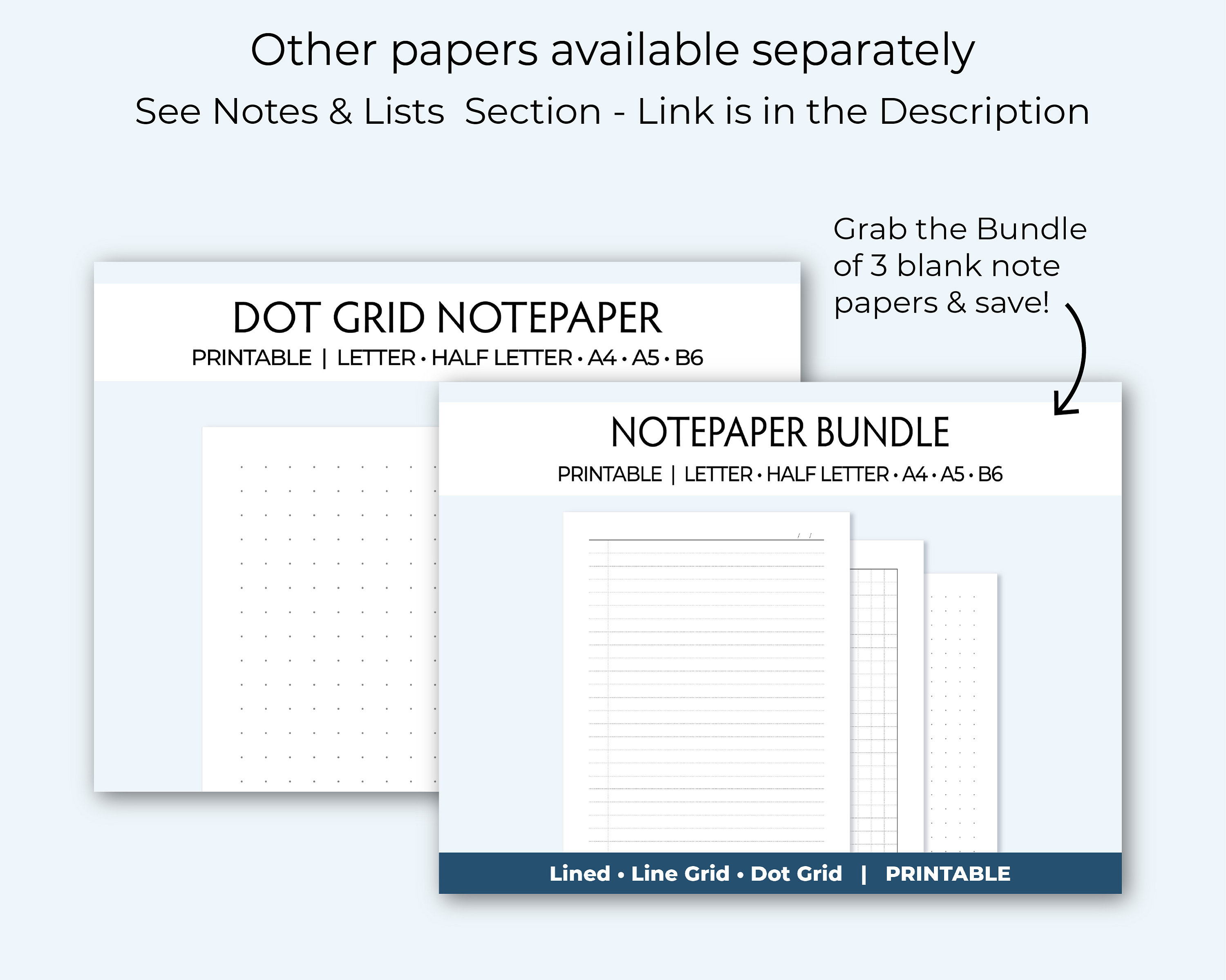 Printable Dot Grid Notepaper Rotated 45 Degrees, Print Letter, Half ...