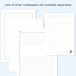 Printable Lined Pages, Happy Planner Classic, Skinny Classic, Mini, Big ...