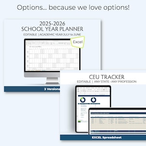 Academic Planner, 2025-2026 School Year Printable, Midyear Calendar ...