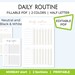Editable Daily Routine, Habit Tracker, Monday Start, Weekly Routine ...