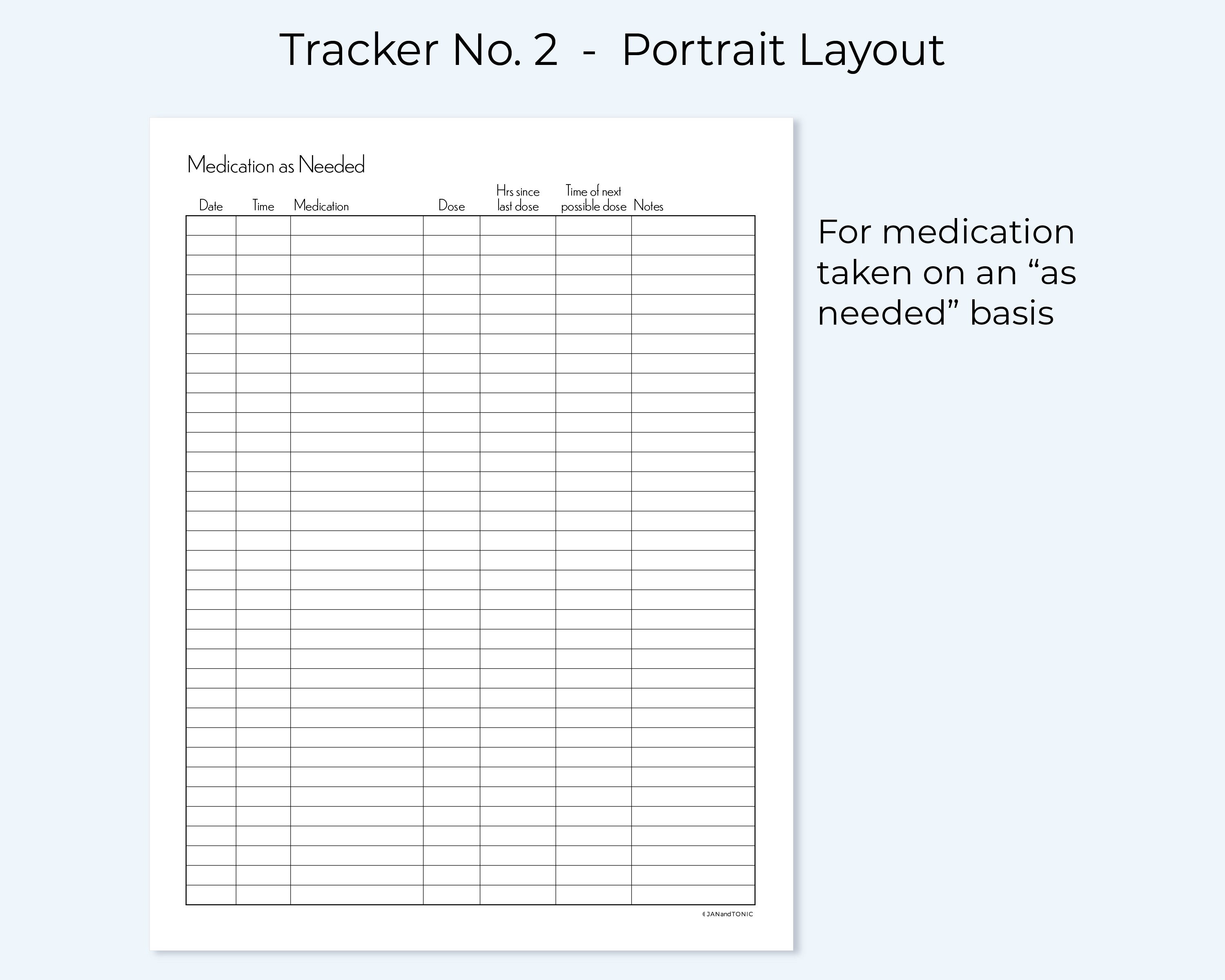 Medication Log, Printable Medicine Tracker, Medication Schedule ...