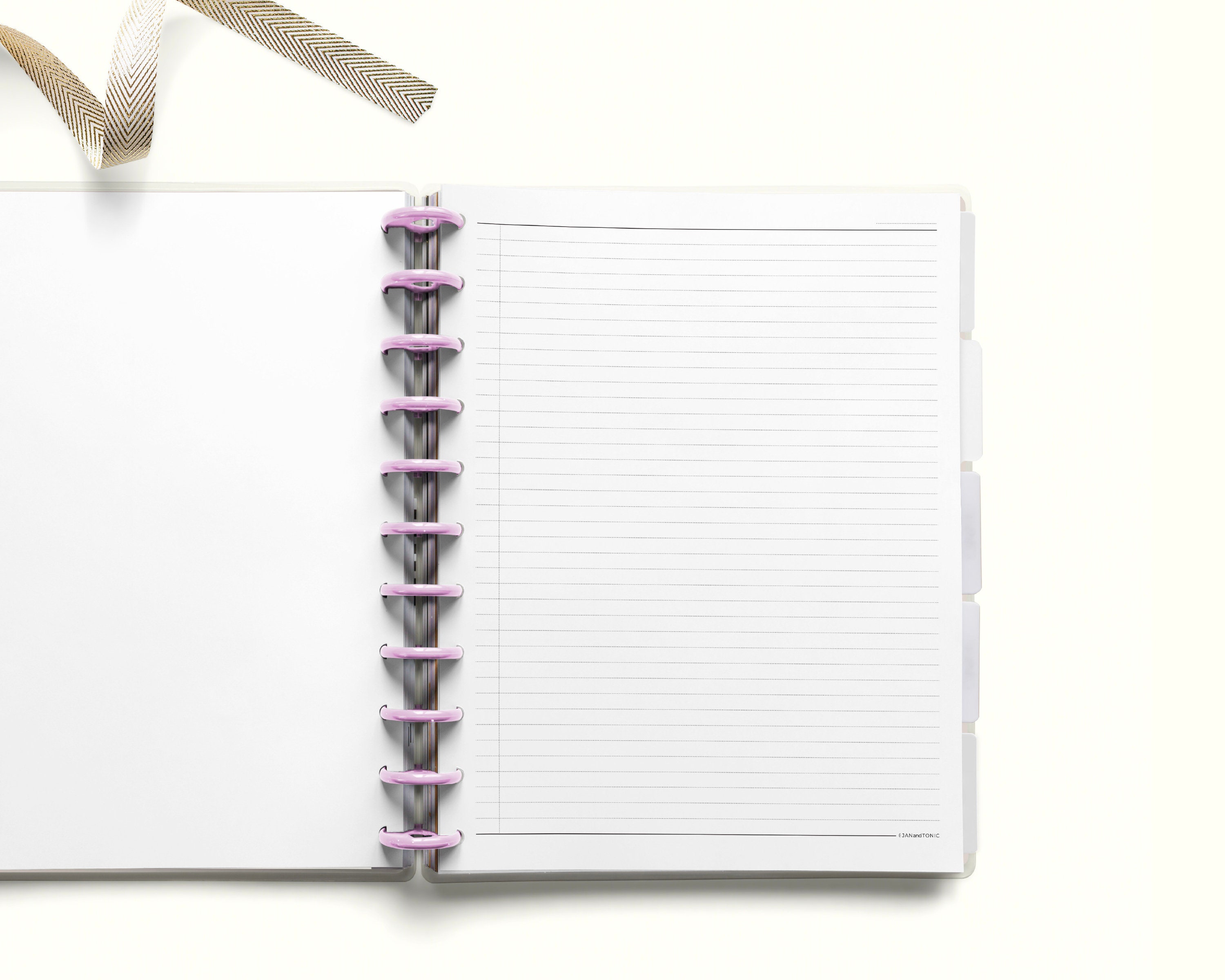 Printable Lined Pages, Happy Planner Classic, Skinny Classic, Mini, Big ...
