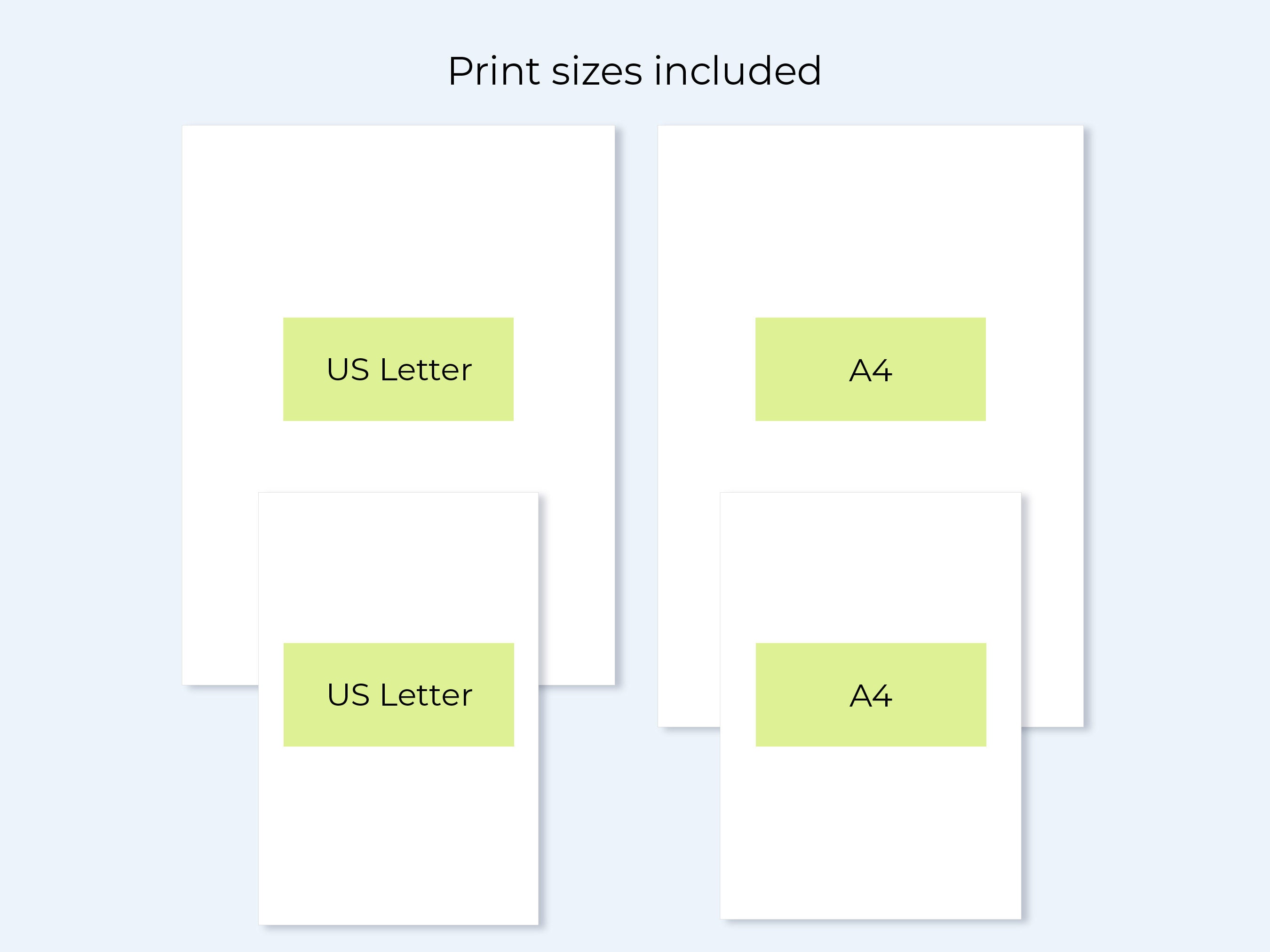 Undated Printable Monthly Planner Insert, Minimalist Design 2 Page ...
