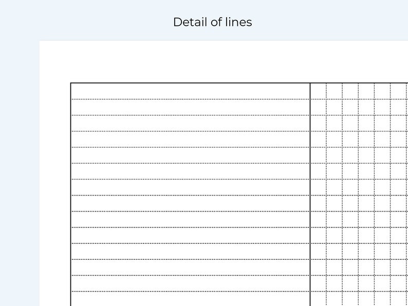 Printable Grid & Lined Notepaper for Goals, Lists, Weekly, Monthly ...